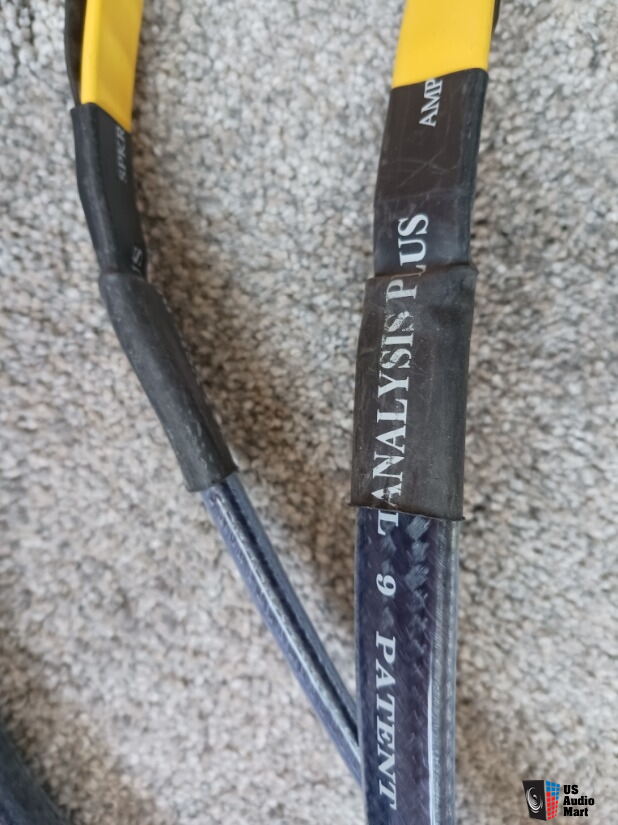 Analysis Plus Black Oval 9 speaker cables, 8 ft long pair Photo ...