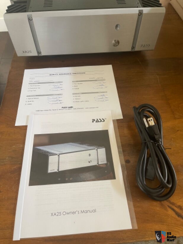 Pass Labs XA 25 - mint, still under warranty, shipping included **sale ...