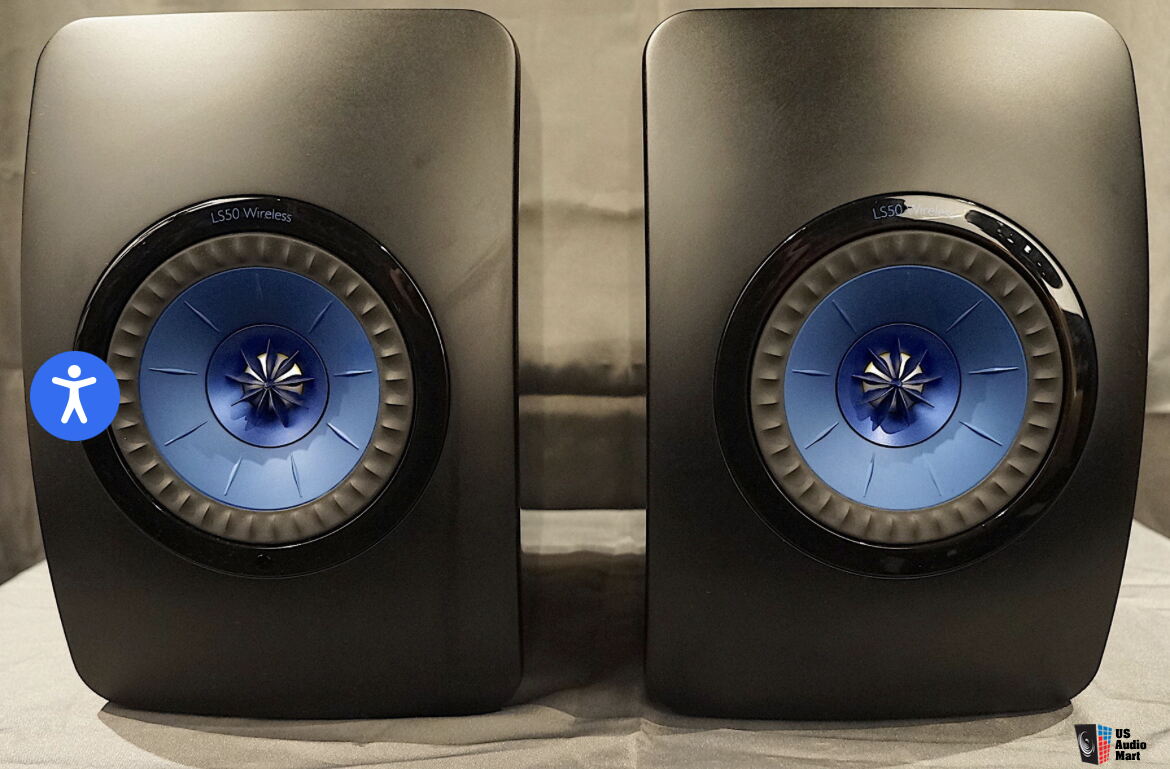 KEF LS50 Wireless powered bookshelf speakers For Sale - US Audio Mart