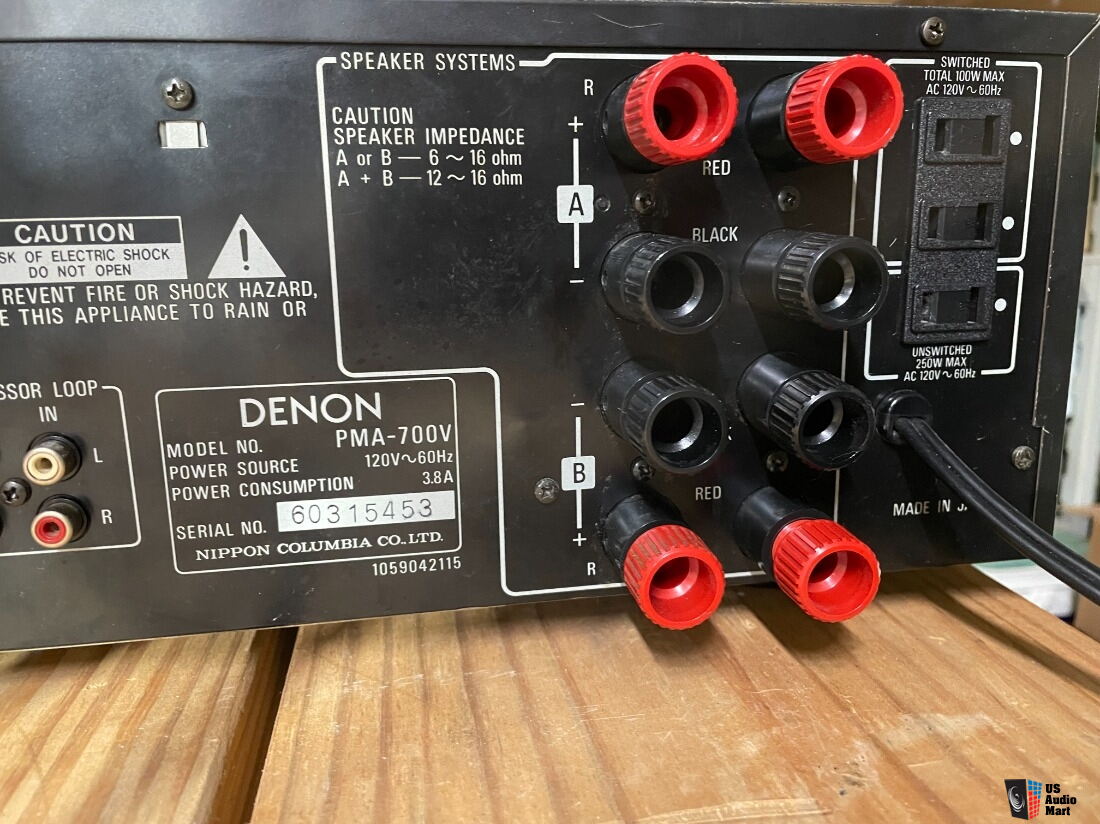 Denon PMA-700V Precision Pre/Main Amplifier Photo #4299227 - US Audio Mart