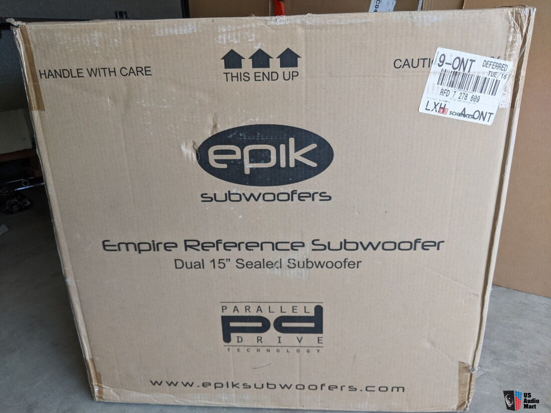 Epik Empire (sealed dual 15" subwoofer) Photo #4300938 - US Audio Mart