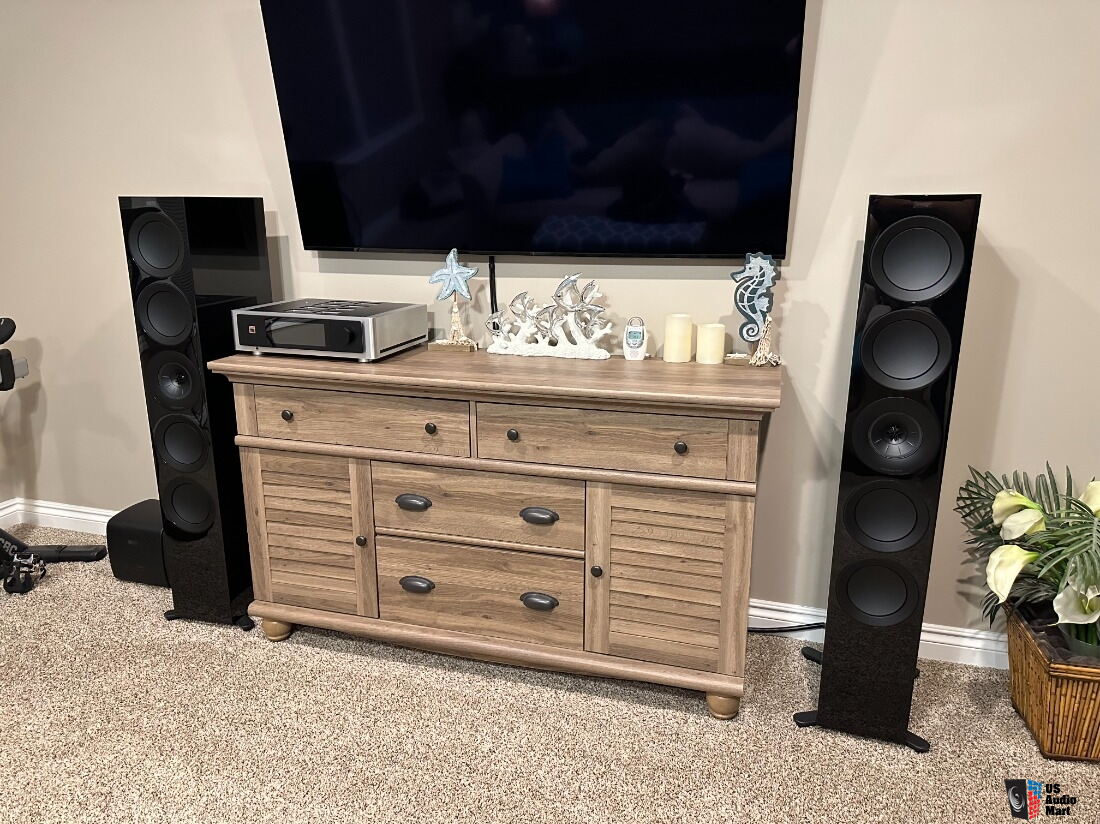 KEF R11 (Gloss Black Pair) Tower Speakers (FREE shipping Option) Photo ...