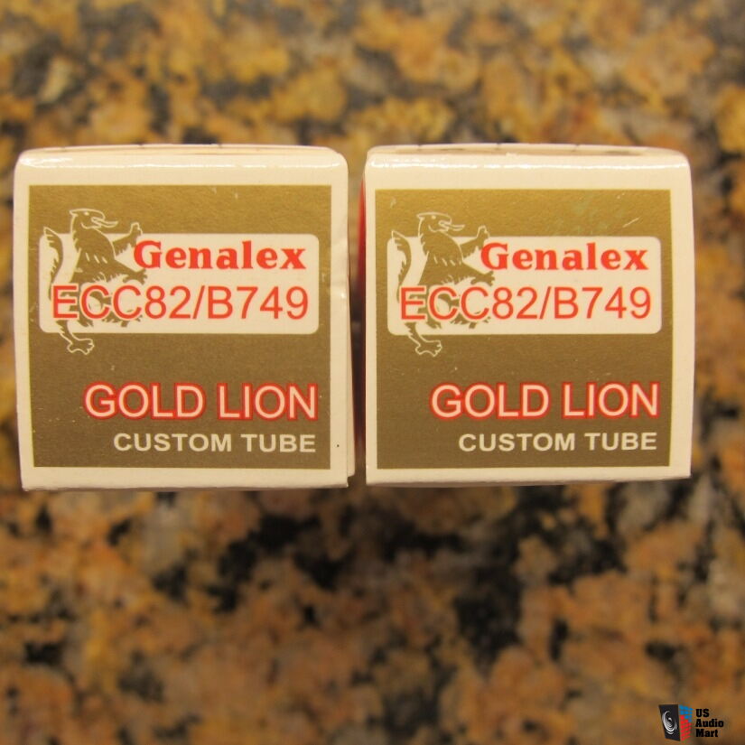 Matched Pair Genalex Gold Pin B749 ECC82 12AU7 - Tested, Never Used For ...