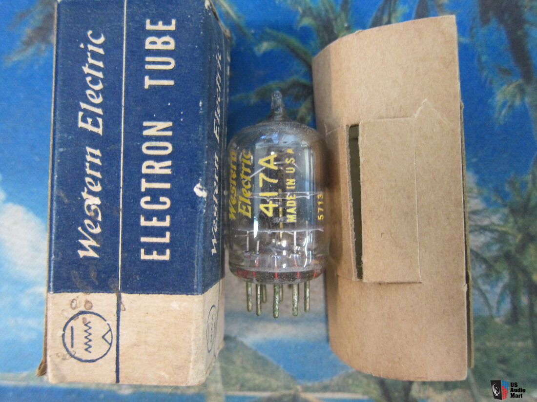 NOS Western Electric 417A Tube, Box, Brand New, 1950s/60s, USA, Ex ...