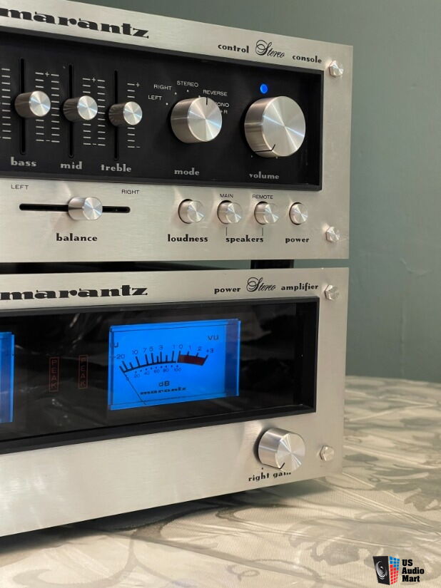 Vintage Marantz Model 140 Amplifier, 3200 Preamplifier ~SERVICED + LED ...
