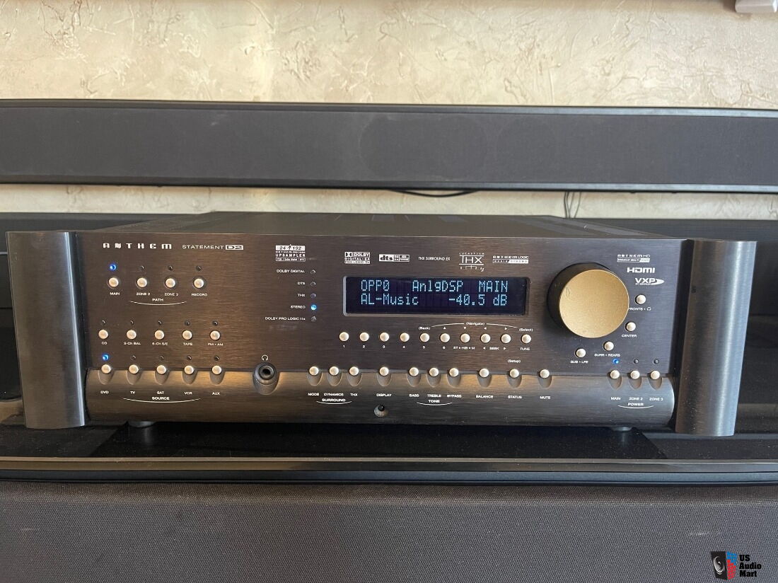 Anthem Statement D2 Processor Amplifier Dealer Ad - US Audio Mart