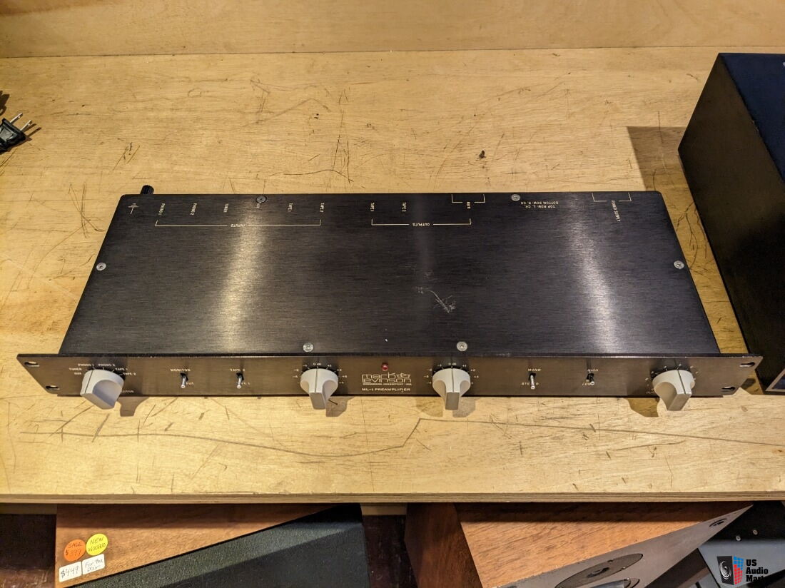 Mark Levinson ML-1 Preamplifier w/ DRF-3 Power Supply Filter Module ...