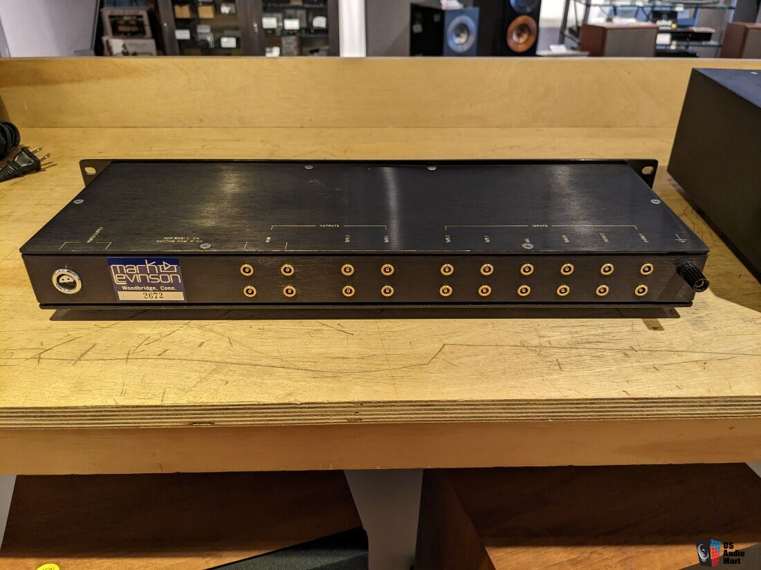 Mark Levinson ML-1 Preamplifier w/ DRF-3 Power Supply Filter Module ...