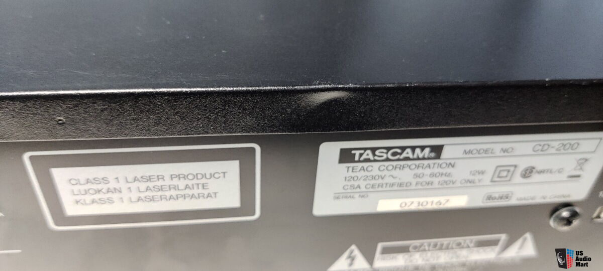 Tascam CD-200 CD Player - No Remote Photo #4319460 - US Audio Mart
