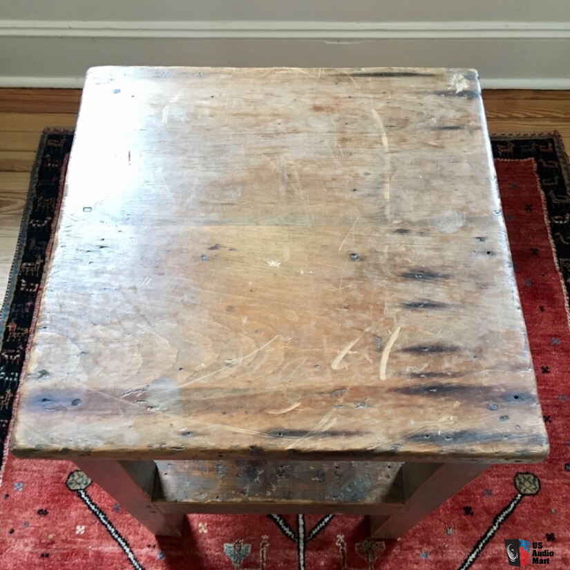 19th Century 2-Tier Painted Table as Audiophile Hifi Rack Turntable H ...