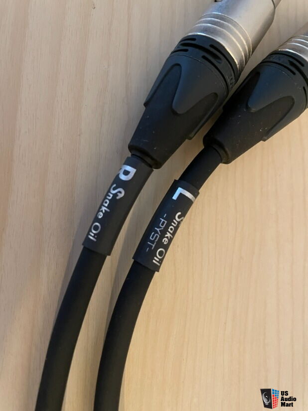 Schiit Pyst (Snake Oil) XLR Cables: 2 pair 1m Photo #4319750 - US Audio ...