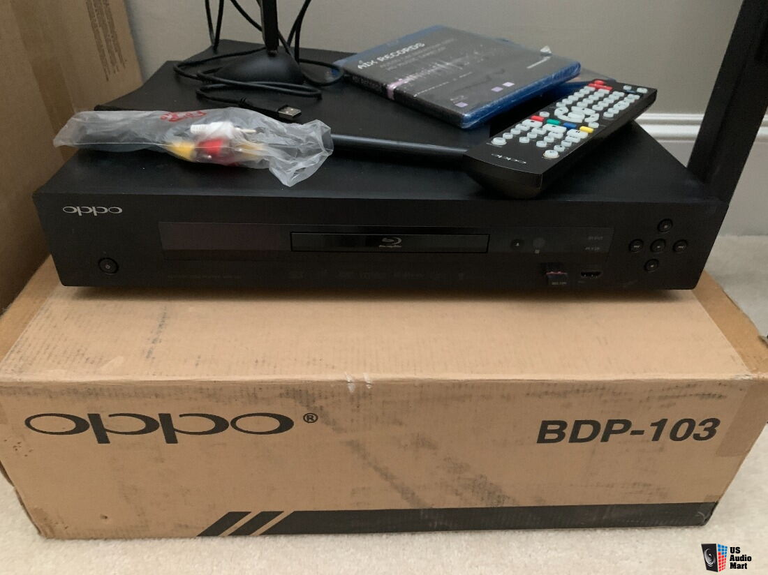 Oppo 103 - excellent condition, with remote, original packing, extras ...