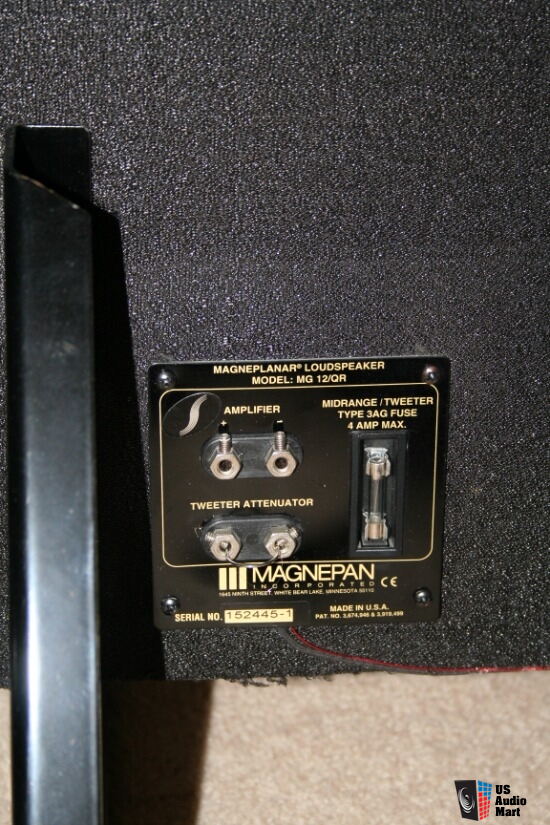 Magnepan MG12 Modified with Magna Riser Stands Photo #4327622 - US ...
