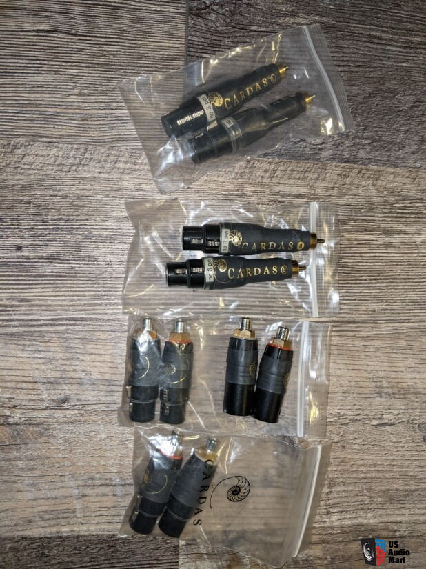 Cardas rca to XLR adapters Photo #4327626 - US Audio Mart