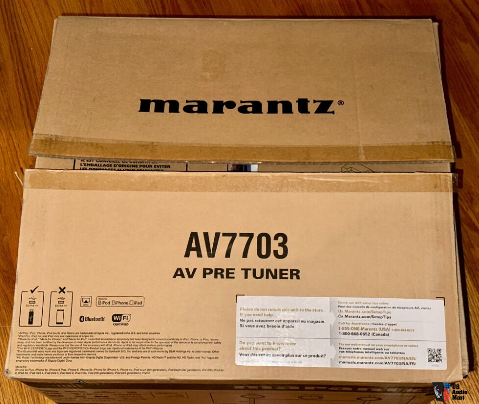 Marantz AV7703 7703 11.2 Channel AV 4K Home Theater Preamp Processor ...