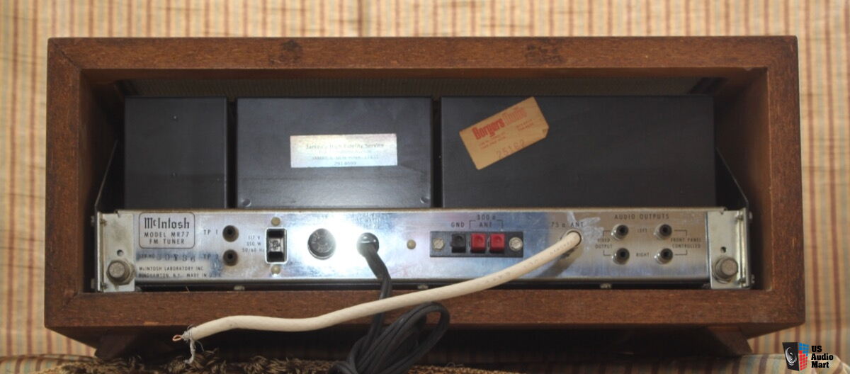 McIntosh MR77 in the Walnut Cabinet Photo #4328367 - US Audio Mart