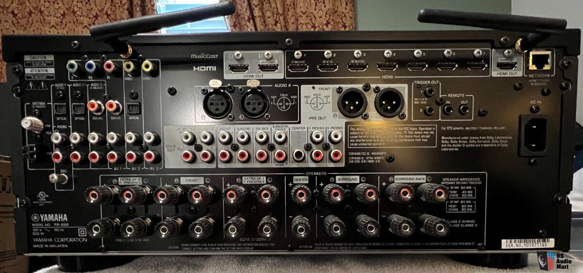 Yamaha AVENTAGE RX-A6A 9.2-Ch x 150 Watts AVR 4k120 8k60 HDMI 2.1 LIKE ...