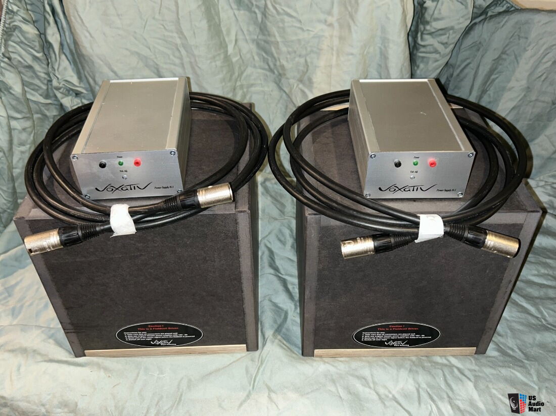 Voxativ AC-X Field coil drivers, pair, w/ DC supplies... simply ...