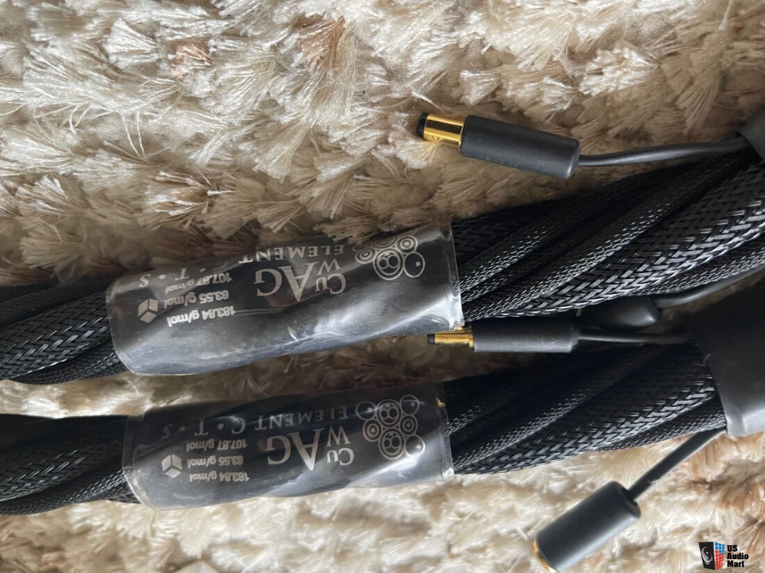 Synergistic Research CTS speaker cables. Bought new in 2021 Photo ...