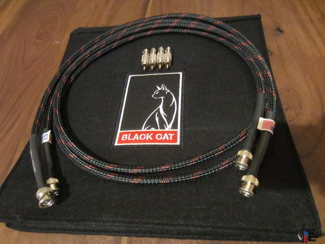 Black Cat Mini-Tron Digital Cables 1.5M BNC/RCA Photo #4332896 - US ...