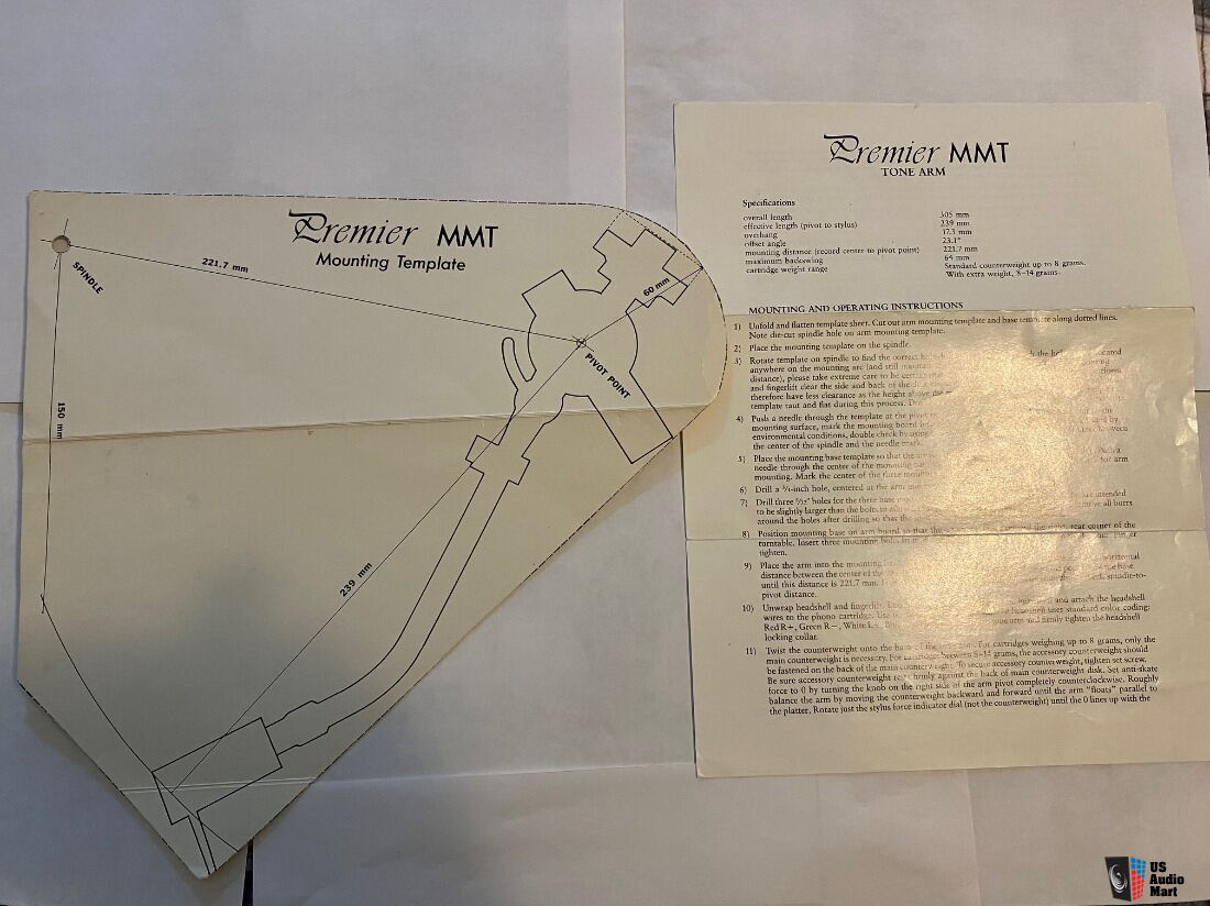 Sumiko Premier MMT Tonearm Photo #4334908 - US Audio Mart