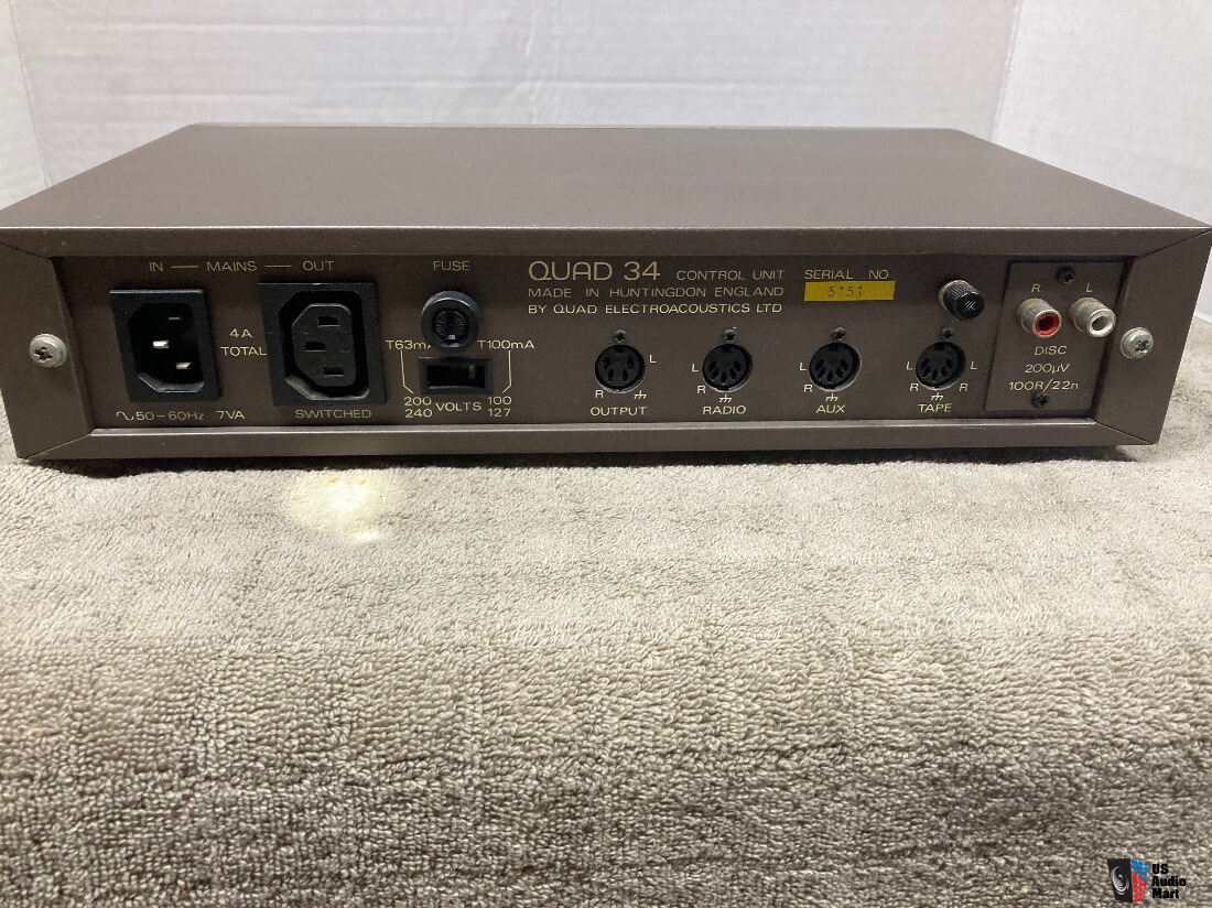 Quad 34 Vintage Stereo Pre-Amp Photo #4336837 - US Audio Mart
