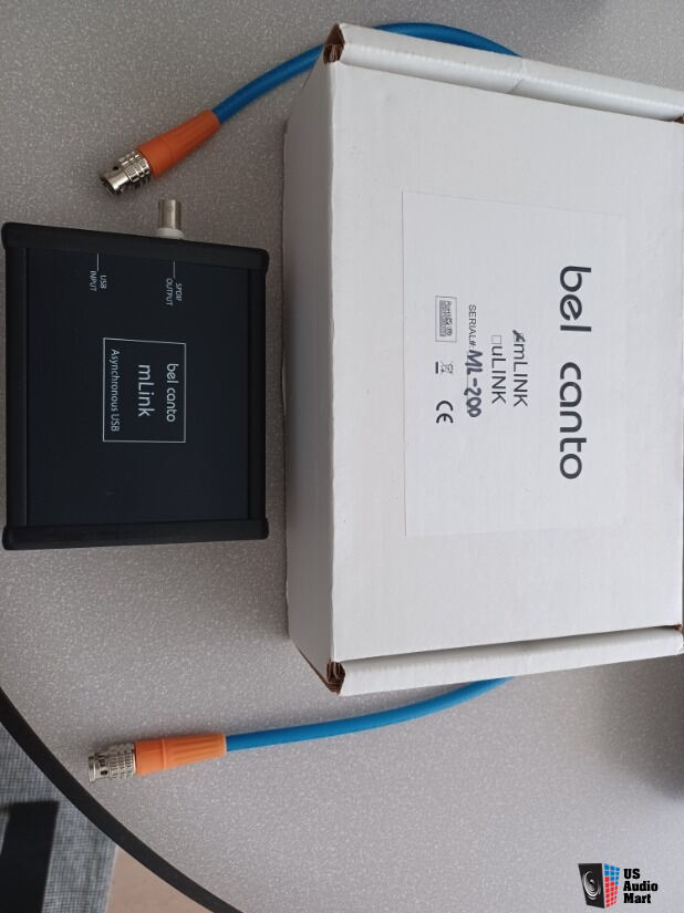 Bel Canto mLink USB > SPDIF converter + Belden 1694A cable Photo ...