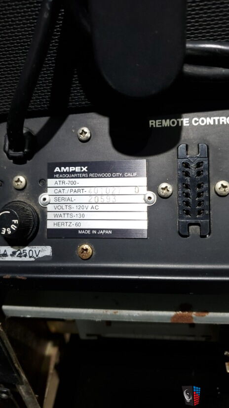 Reel to Reel Ampex ATR-700 for Repair or Part Photo #4341171 - UK Audio ...