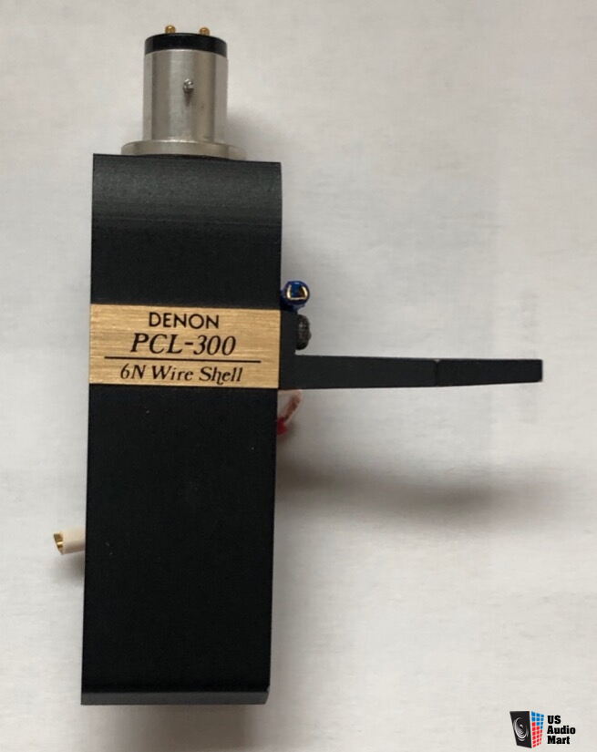 Denon PCL-300 Headshell w/ 6n copper wires Mint Condition Photo ...
