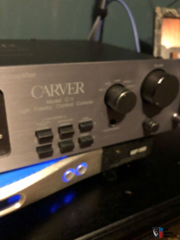 Carver C1 restored and recapped at Bob Carver center. with receipt ...