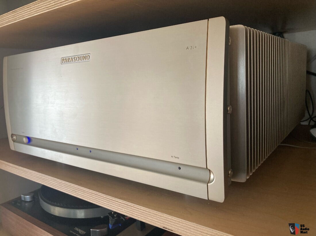 Parasound A 21+ Halo Stereo Power Amplifier - Silver - Mint Photo ...