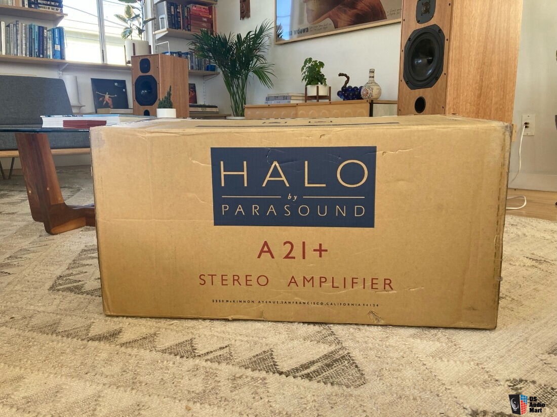 Parasound A 21+ Halo Stereo Power Amplifier - Silver - Mint Photo ...