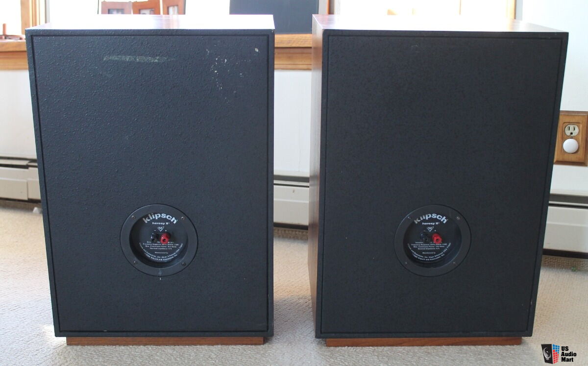 Klipsch Heresy II speakers in walnut - Crites x-overs - Local p/up only ...