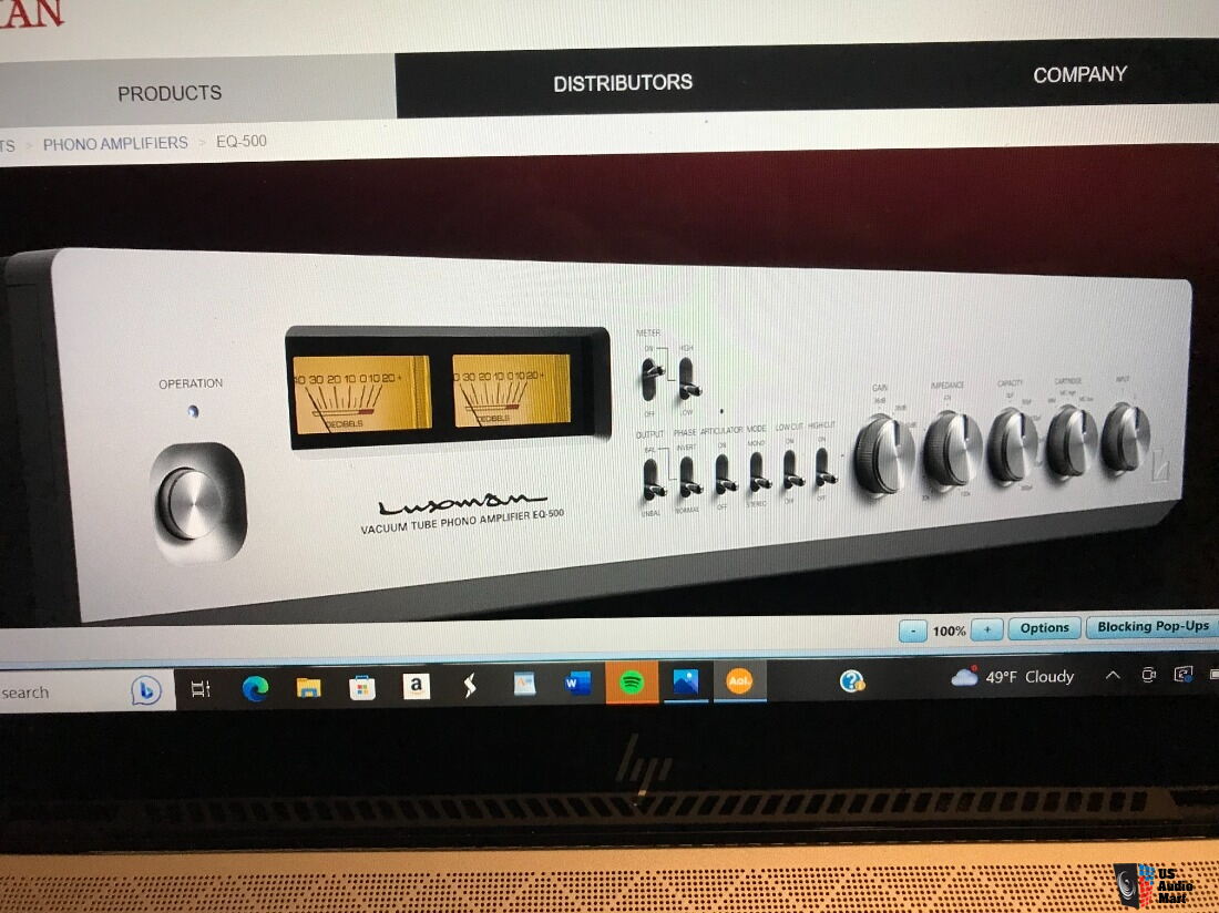 Luxman EQ-500 PHONE Preamplifier New and Sealed. Never opened Photo ...