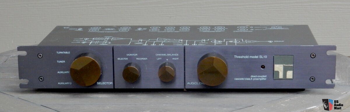 Threshold SL-10 preamplifier with mm/mc phono. updated re-capped ...