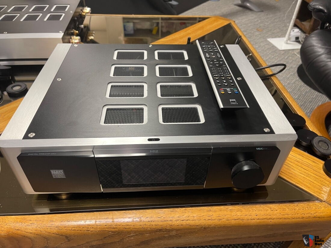 NAD electronics M12 Digital Stereo PreAmplifier DAC with MDC Blueos 2 ...