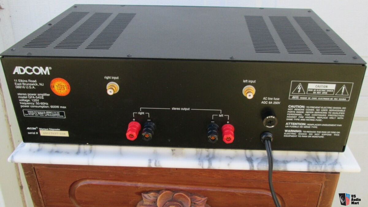 Adcom GFA 545ii Amplifier 100 WPC Photo #4352651 - US Audio Mart