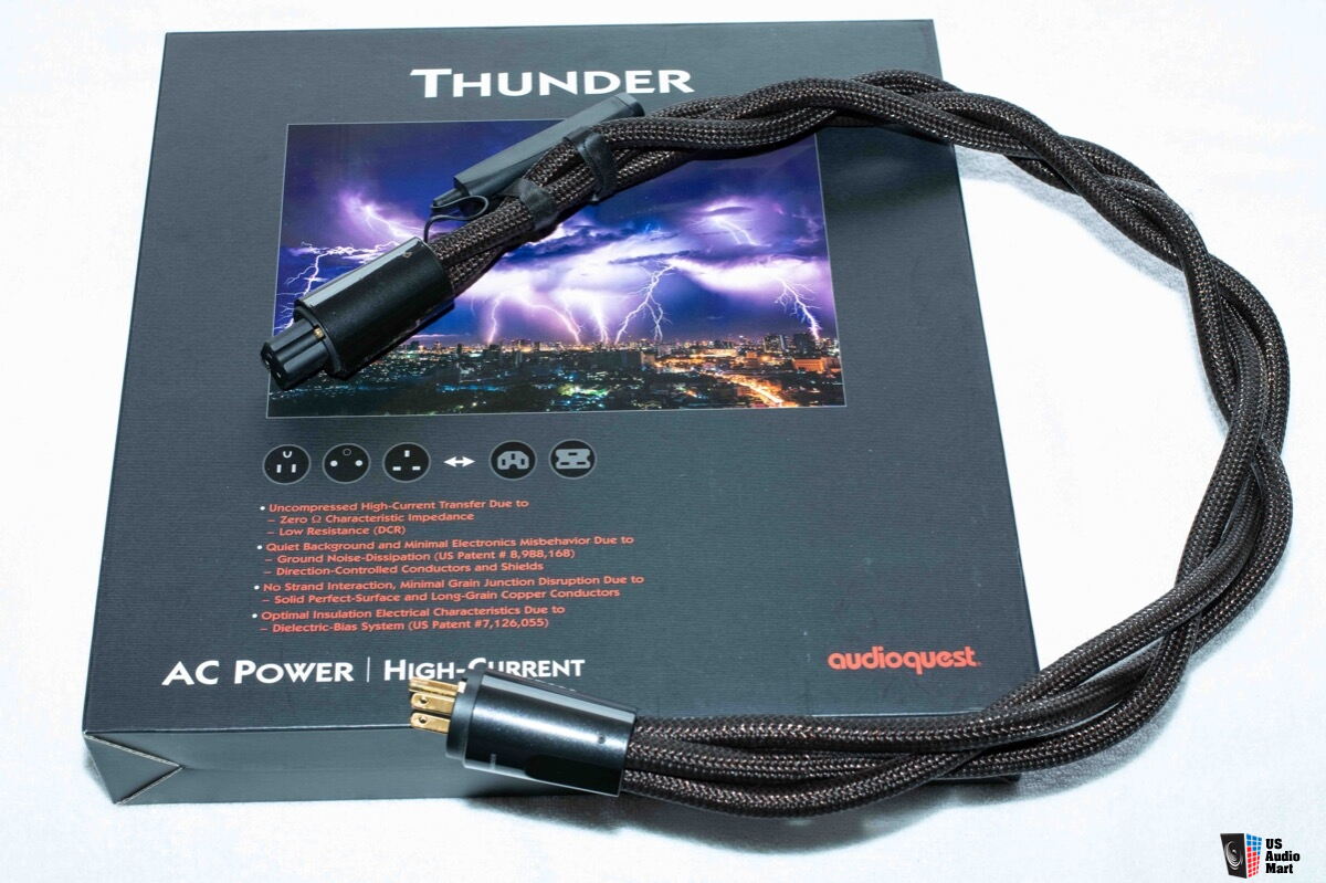 Audioquest Thunder High Current Power Cable, 1M IEC C-19 For Sale - US ...