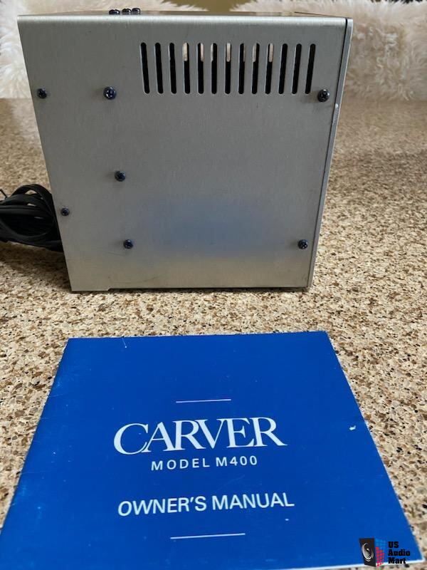 Carver M400 Amp Upgraded (Price drop) Photo #4355719 - US Audio Mart