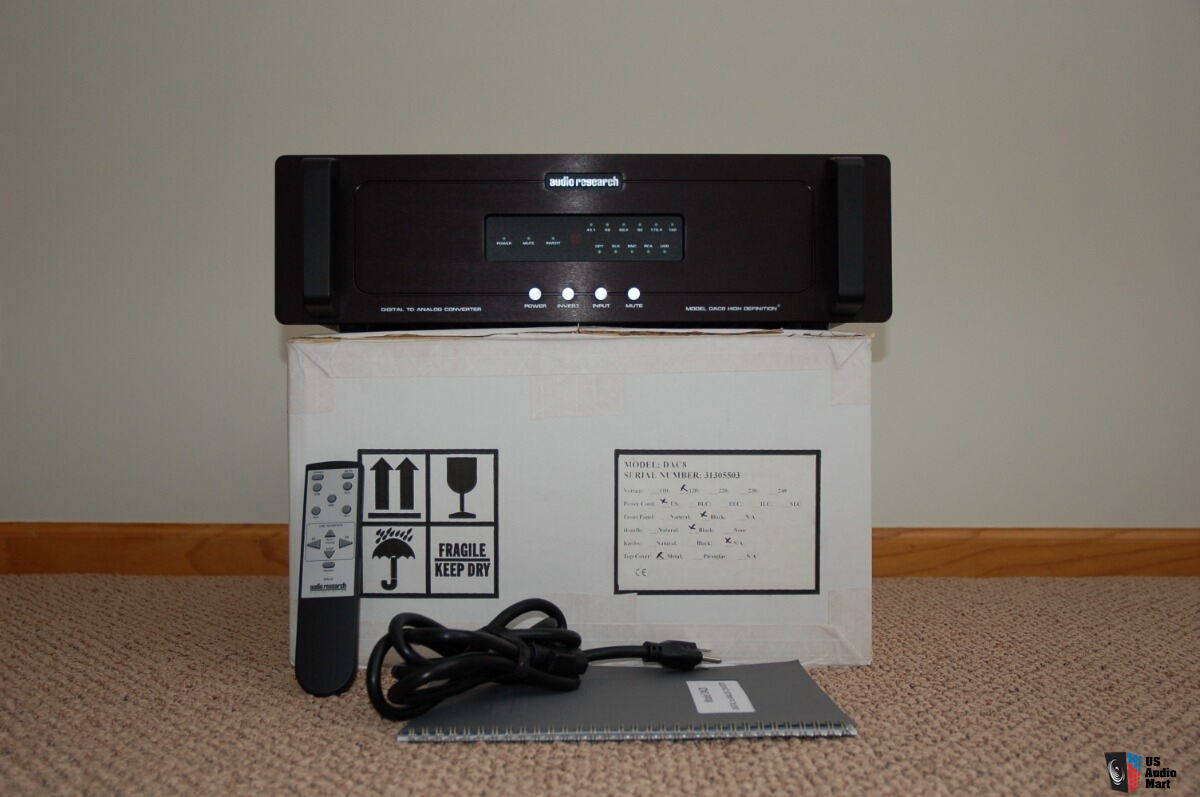 Audio Research DAC8 - Black Photo #4356637 - US Audio Mart
