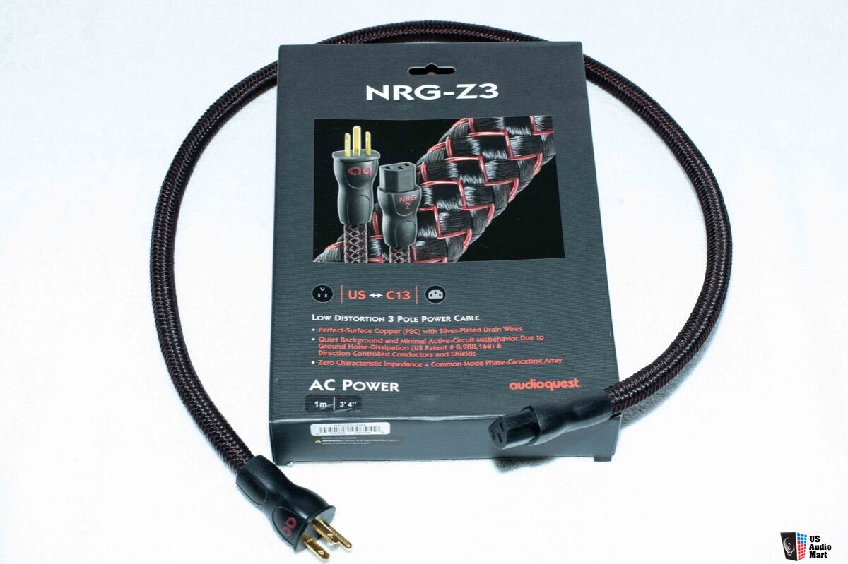 Audioquest NRG Z3 power cable 1M For Sale - US Audio Mart