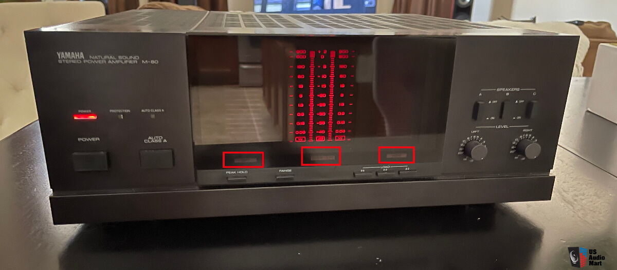Yamaha M-80 Power Amplifer 250 Watts @ 8 Ohms Photo #4359009 - US Audio ...