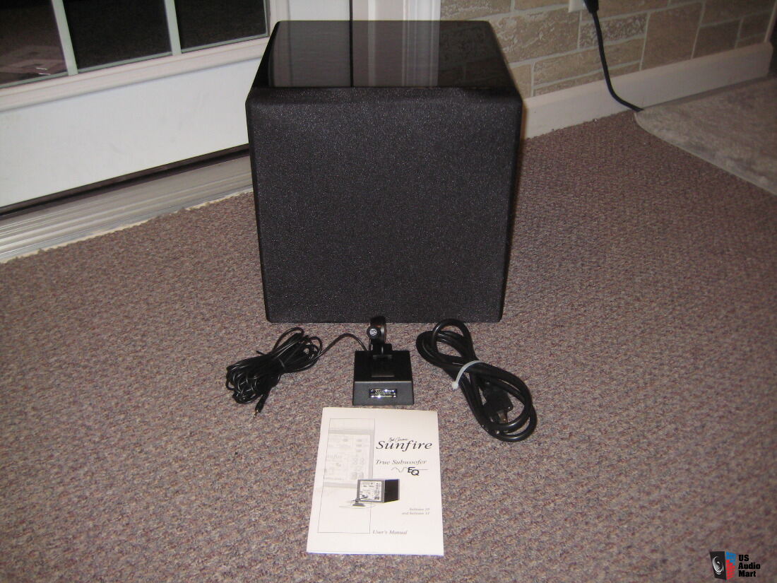 Sunfire True Subwoofer EQ Solitaire 12 Subwoofer...Excellent with Mic ...