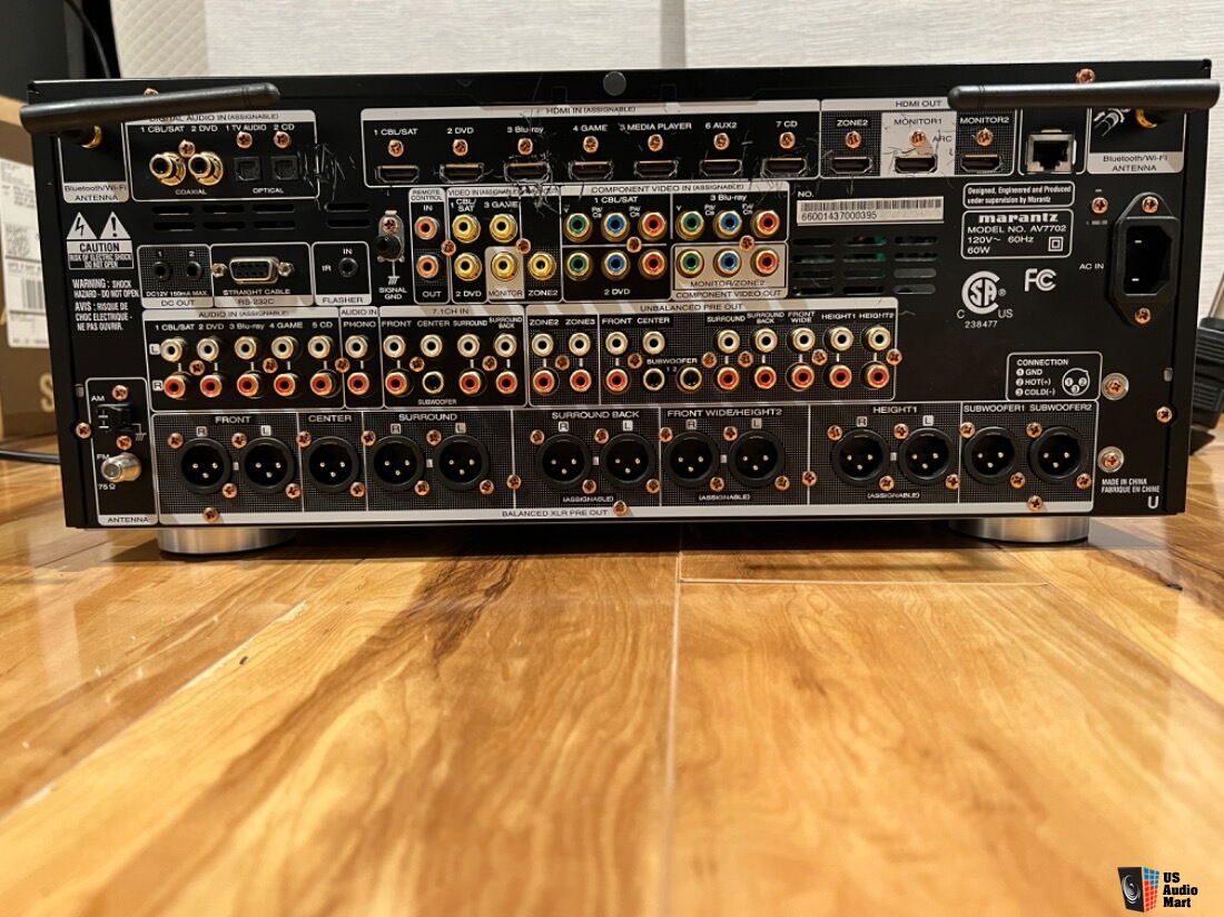 Marantz AV7702 11.2 Channel Full 4K Ultra HD A/V Pre-Amplifier Photo ...