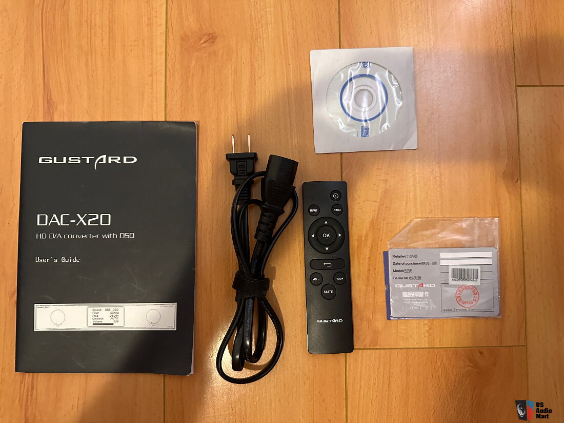 Gustard DAC-X20 DAC - Black Photo #4362818 - US Audio Mart