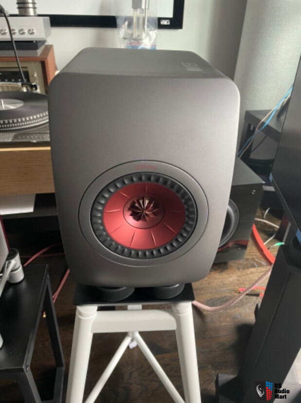 Kef meta ls50 grey/red Photo #4363297 - US Audio Mart