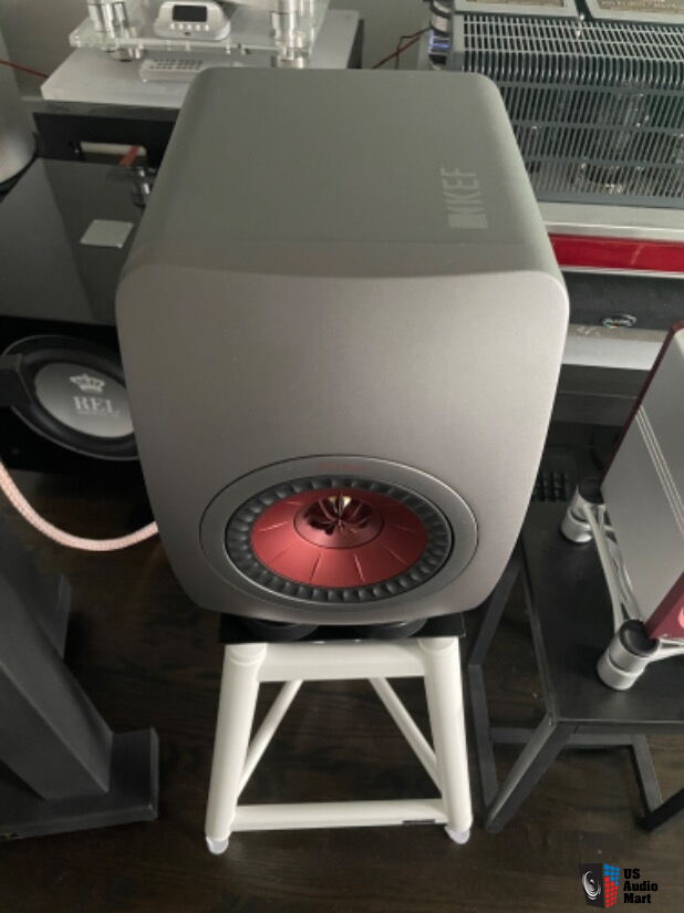 Kef meta ls50 grey/red Photo #4363297 - US Audio Mart