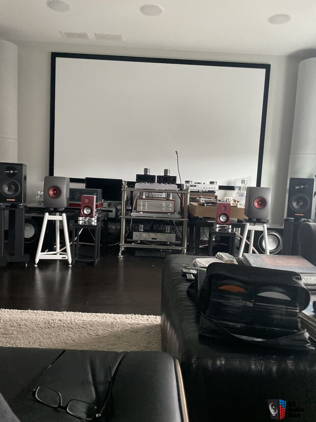 Kef meta ls50 grey/red Photo #4363298 - US Audio Mart