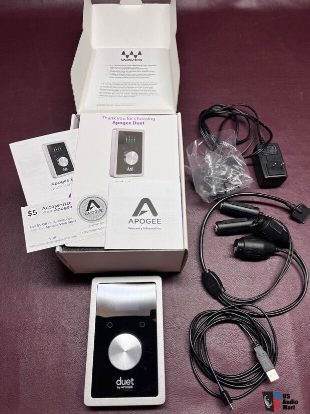 Apogee Duet 2 ios like new, AD/DA conversion Photo #4365680 - US Audio Mart