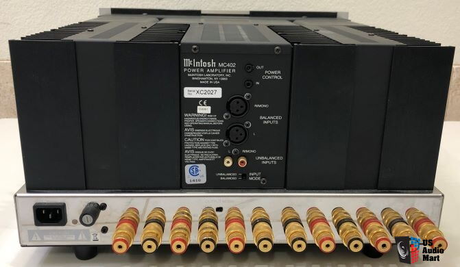 McIntosh MC402 Amplifier Photo #4366221 - US Audio Mart